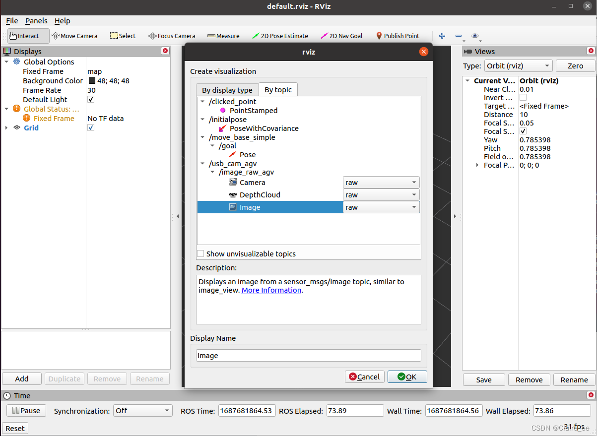 ROS查看摄像头的实时图像_ros 摄像头_Claire_ee的博客-CSDN博客