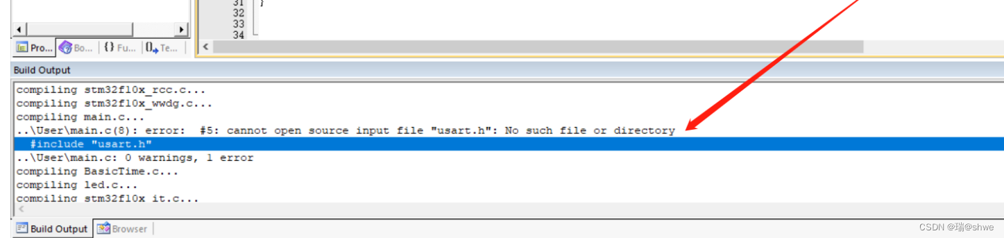 KEIL5报错“No such file or directory”提示找不到文件_keil5不显示src和inc文件夹-CSDN博客