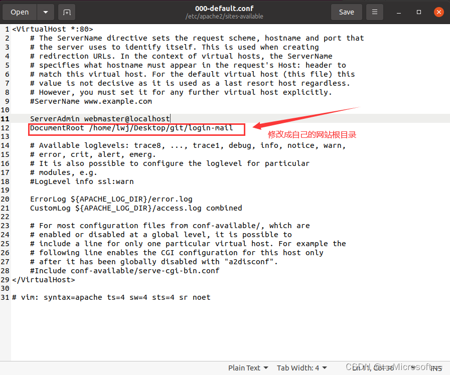 Debian Apache2 修改网站根目录后显示forbiden解决方法 Debian修改apache网站目录 Microsoft 的博客 Csdn博客