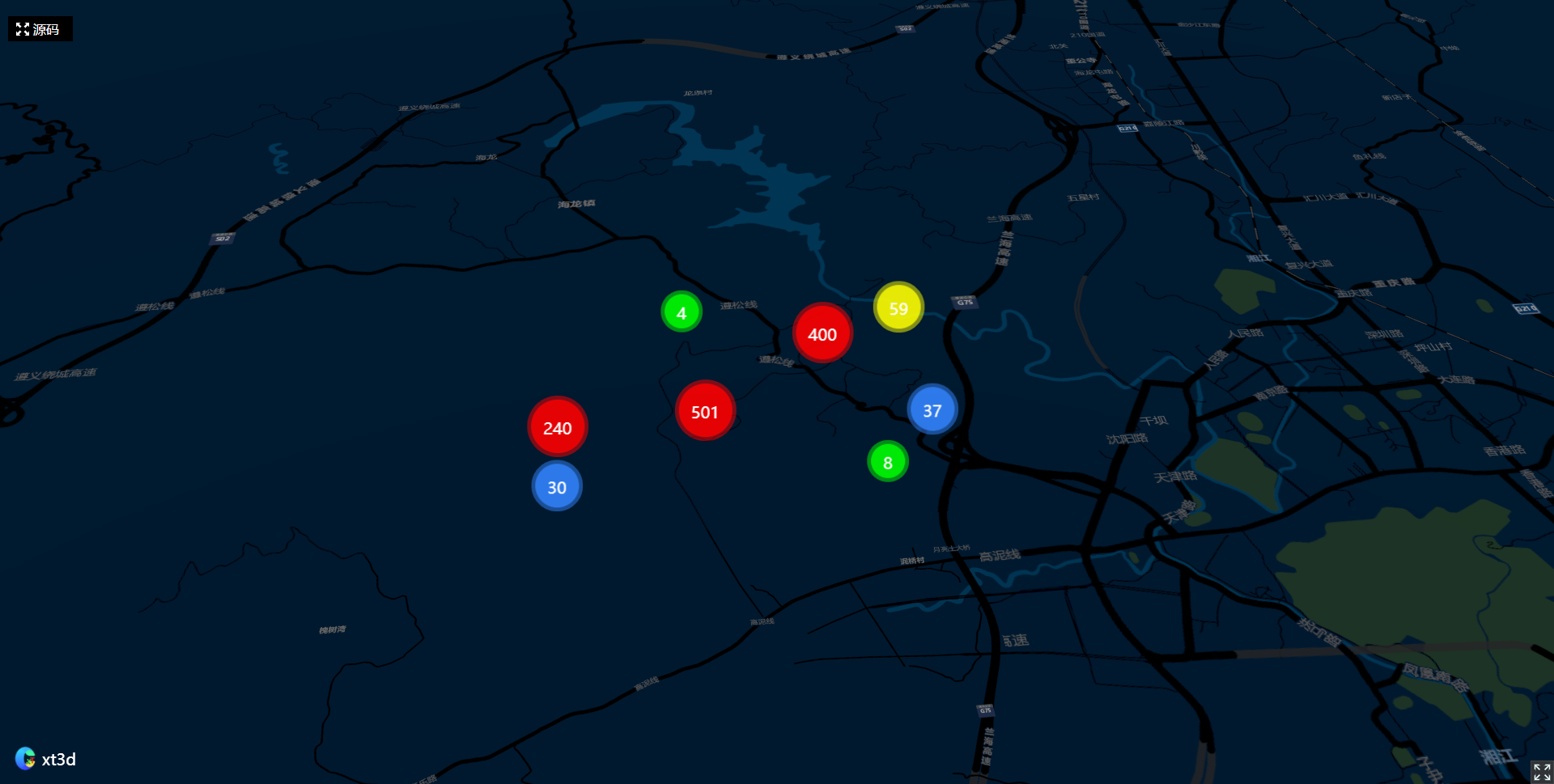 Cesium|xt3d点聚合效果_xt3d cesium实战专栏05.cesium点聚合-CSDN博客