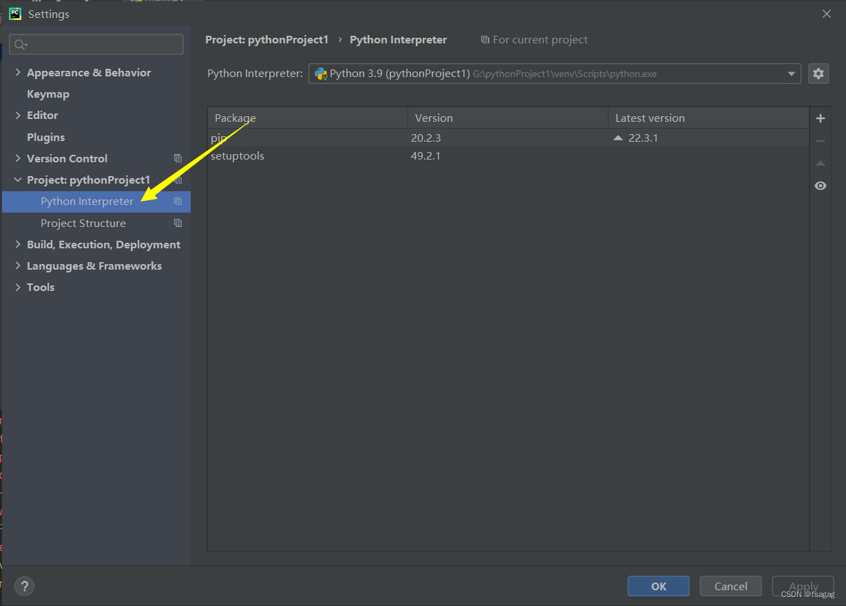 安装pyautogui出现错误WARNING: You are using pip version 20.2.3； however, version 22.3.1 is available ...