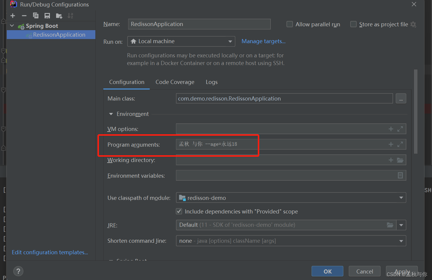 【springboot】 Springboot项目如何在项目启动时传入参数 系统启动时执行任务 Springboot项目启动动态传参 Csdn博客
