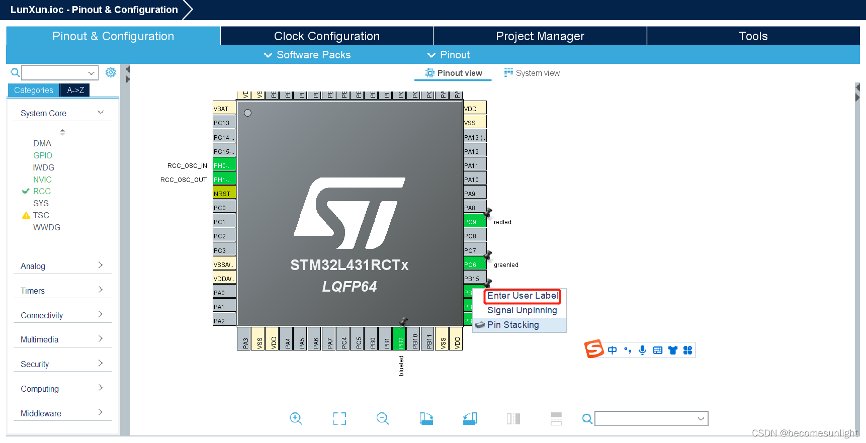 Stm32 按键控制的灯亮或灭stm32按键控制灯亮灭 Csdn博客