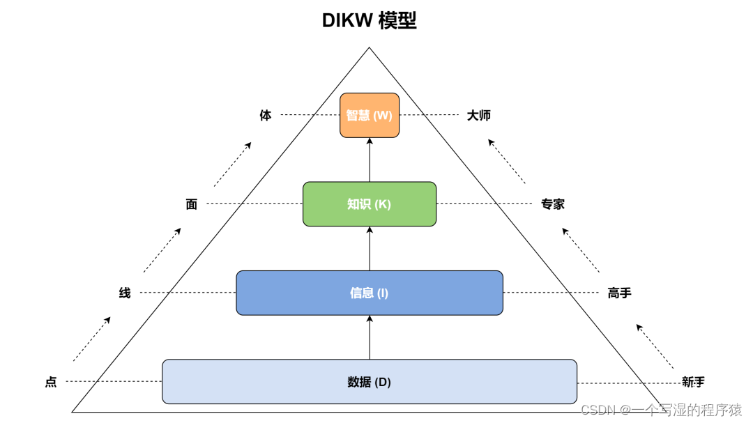 【思维模型】五分钟了解＜DIKW模型＞，什么是 DIKW 模型？以 DIKW 为基础的三次跃迁，如何用 DIKW 模型知识体系？-CSDN博客