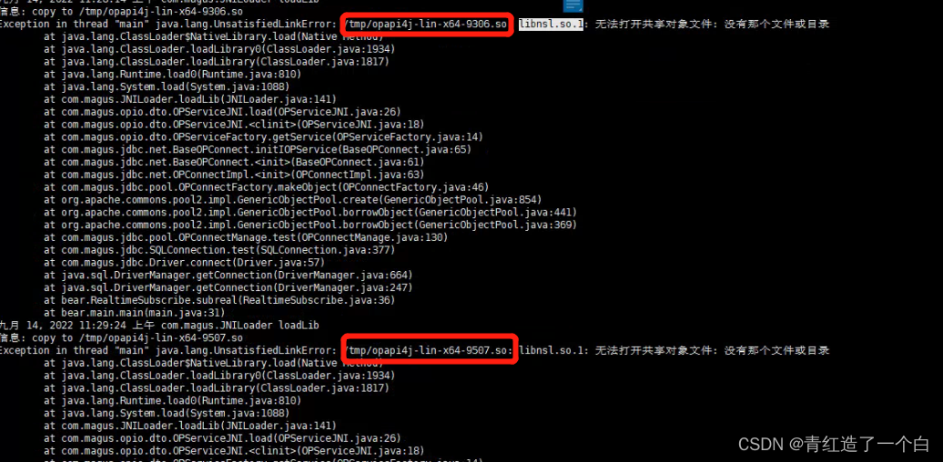 【启动程序是无法加载 libnsl.so.1】-CSDN博客