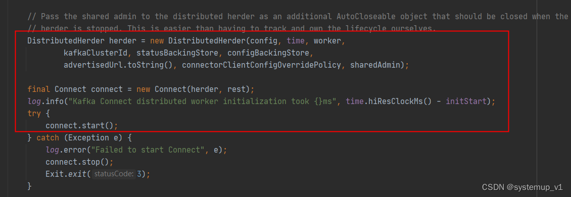 Kafka Connect 源码分析之 Connectdistributedconnect Distributed Csdn博客