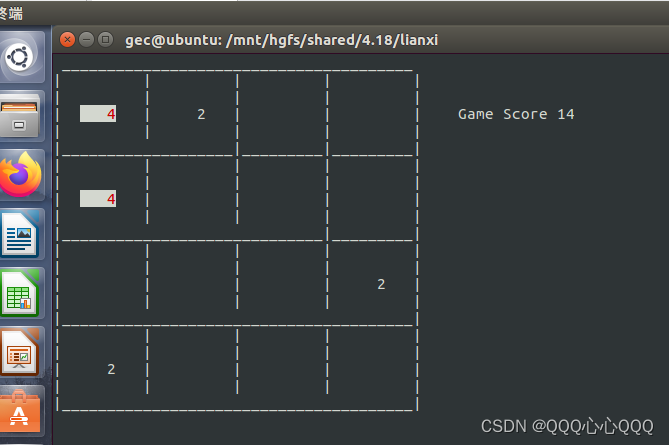c语言练习--linux curses库2048小游戏_curses库开发游戏-CSDN博客
