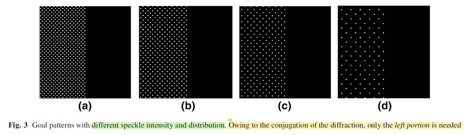 Design and verification of diffractive optical elements for speckle ...