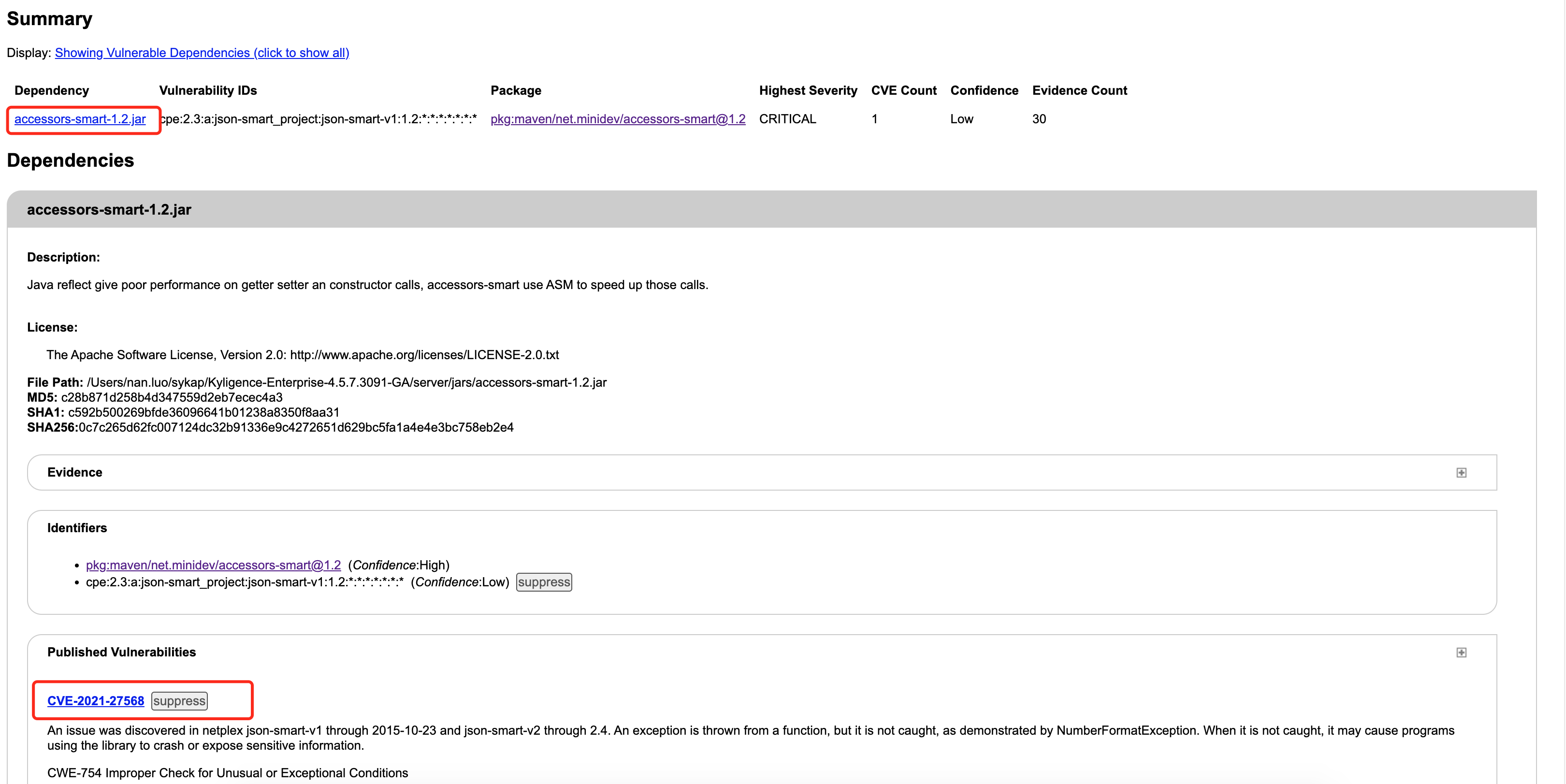 依赖性检查工具Snyk与Dependency-check对比-CSDN博客