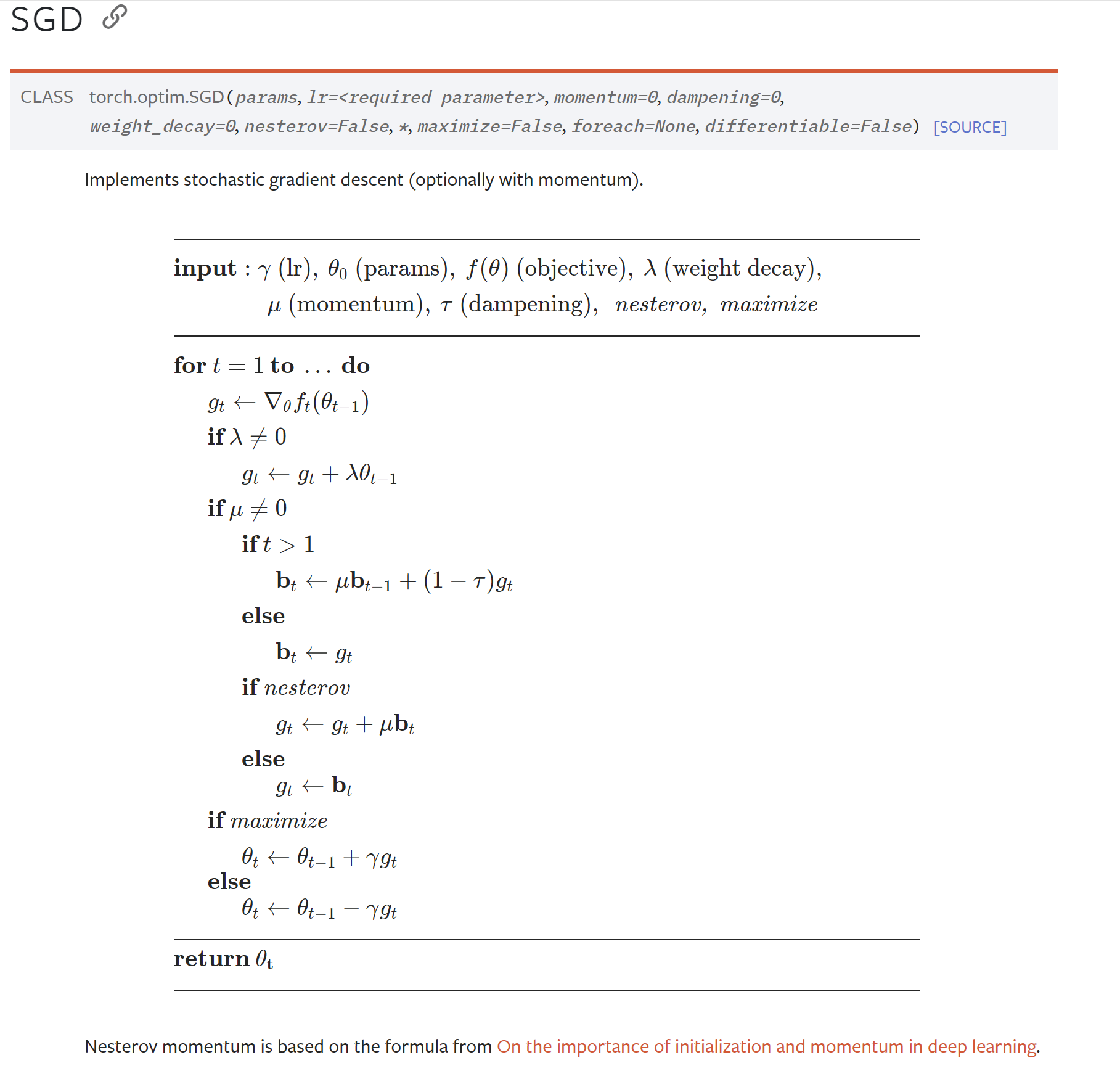 深度学习优化器sgd源码解析:tfpytorch Csdn博客