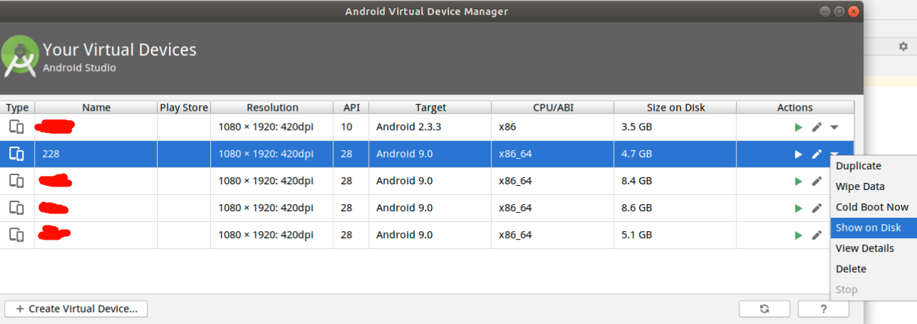 【模拟器】Android Studio模拟器运行自己的编译的Android源码镜像（Android9.0~Android12已自测）_androidstudio运行安卓源码-CSDN博客