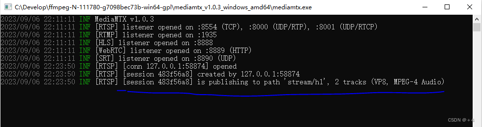FFMPEG+mediamtx 实现海康相机视频播放-CSDN博客
