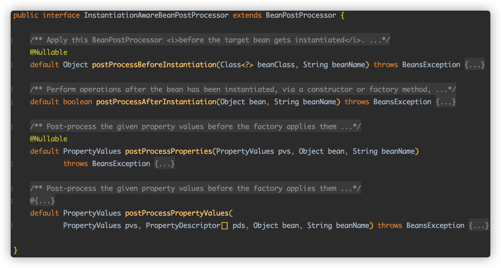 Spring中Instantiation和Initializing接口的区别_springboot instantiation和initialization-CSDN博客