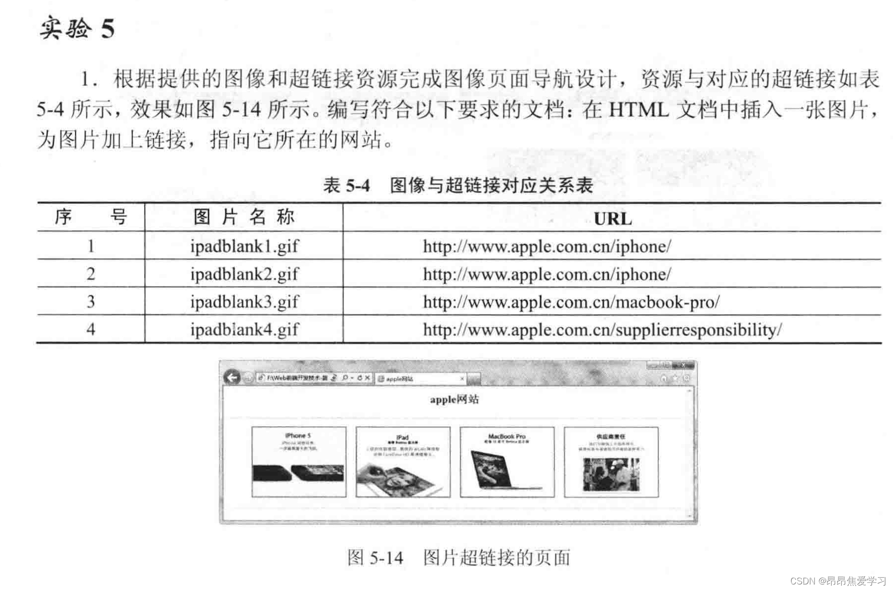 Web前端技术实验5apple网站web前端开发技术实验5代码 Csdn博客 
