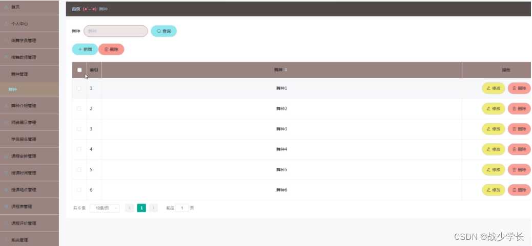 [附源码]JAVA+ssm街舞公司管理系统（程序+Lw)-CSDN博客