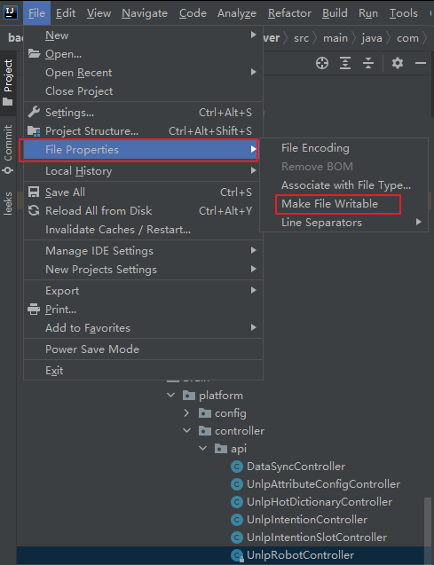 【IntelliJ IDEA】idea修改文件的file is read-only_idea file is read only-CSDN博客