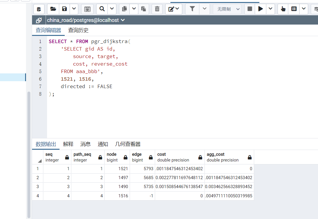 PGRouting导航规划-AStar算法_pgrouting中路径规划算法有哪些-CSDN博客