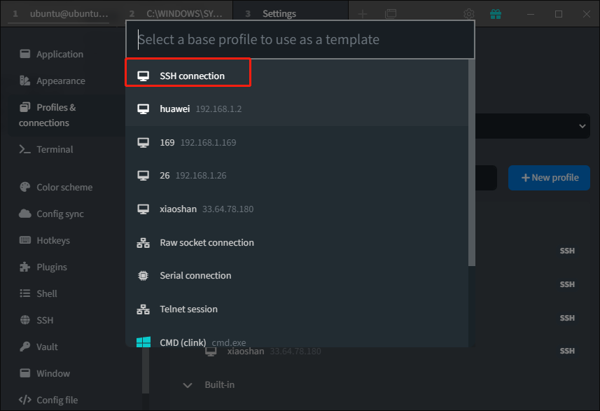 windows远程linux工具之tabby的使用_tabby windows-CSDN博客