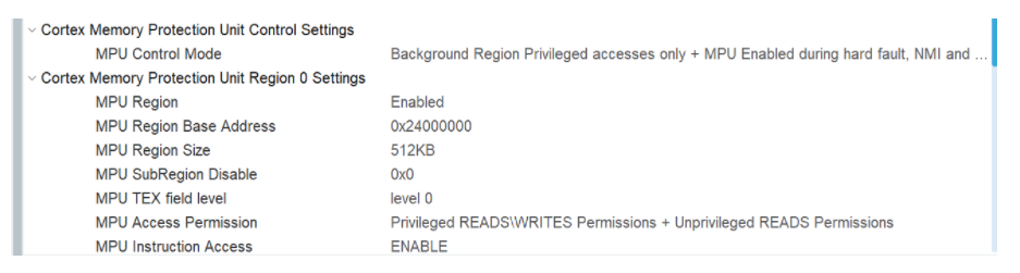 ThreadX学习（一）--MPU内存保护单元与Cache配置_mpu 背景区域-CSDN博客