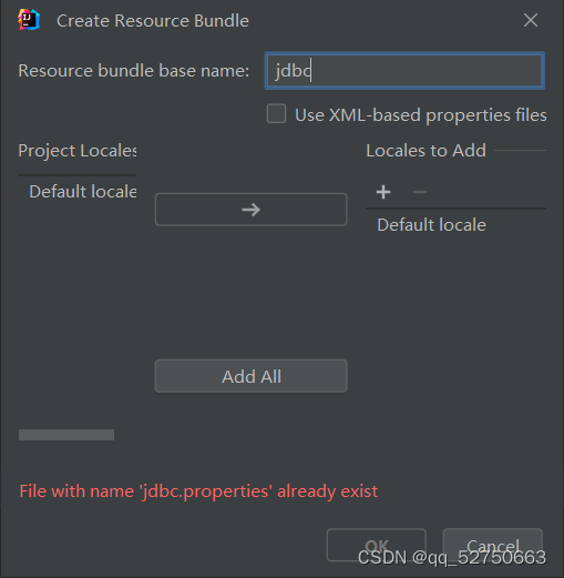 Java项目创建jdbc配置文件jdbc文件怎么创建 Csdn博客