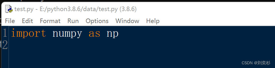 蓝桥杯——python IDLE编写代码时导入numpy出错_numpy可以用idle编写吗-CSDN博客