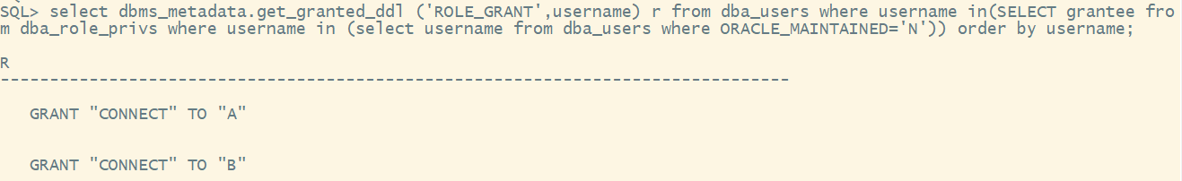 Oracle 19c 获取用户ddl_oracle 获取用户ddl-CSDN博客