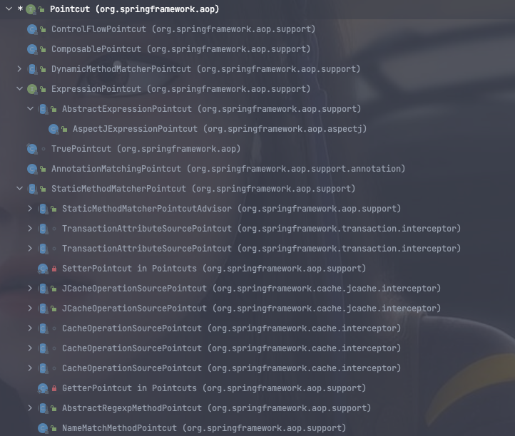 Spring AOP基础组件 Pointcut_aop pointcut language插件-CSDN博客