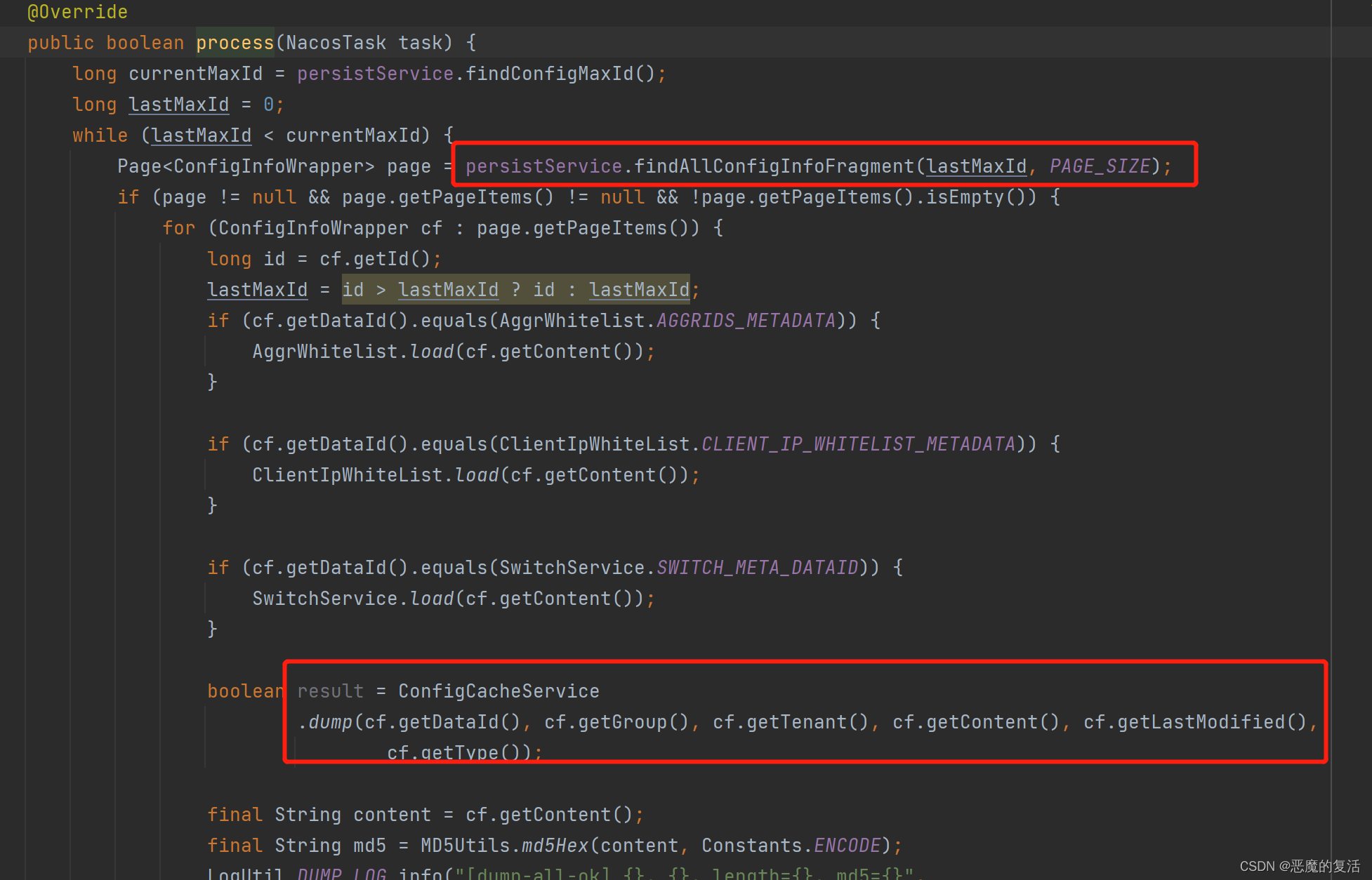 nacos配置中心源码分析——拉取配置信息_configservice.getconfig-CSDN博客