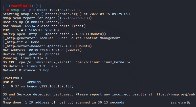 靶机练习：DC-3靶机复现_使用arp探测出目标靶机dc地址-CSDN博客