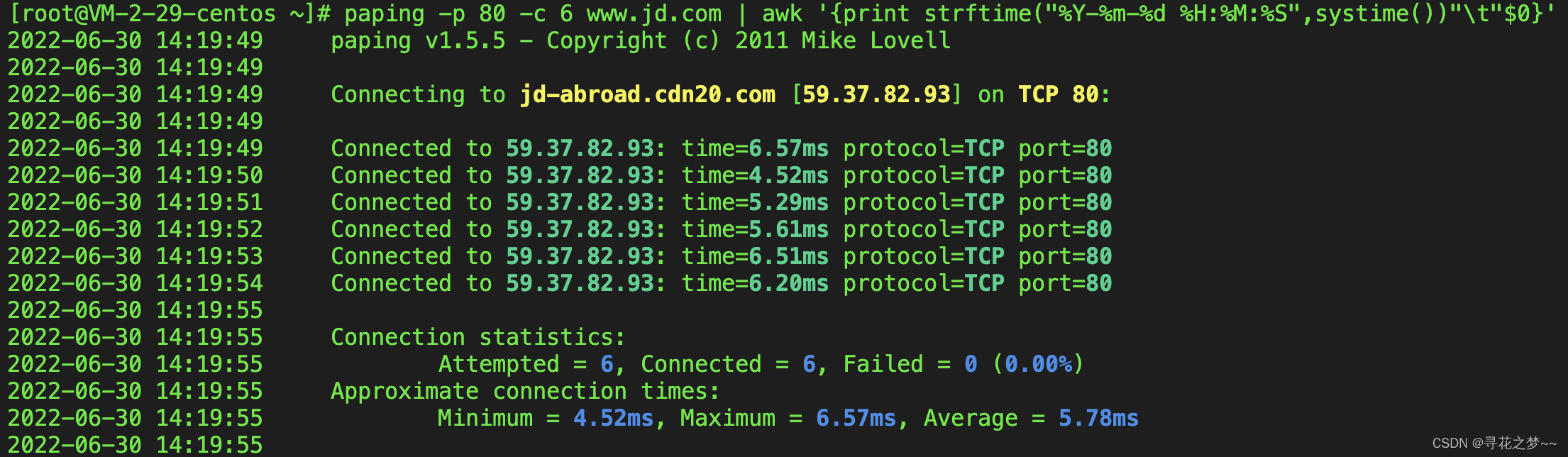 Use the Paping tool for TCP port connectivity detection - Programmer Sought
