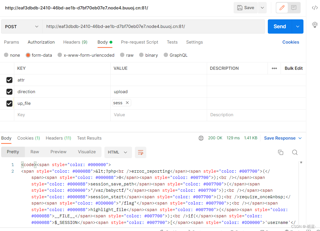 [HFCTF2020]BabyUpload session解析引擎-CSDN博客