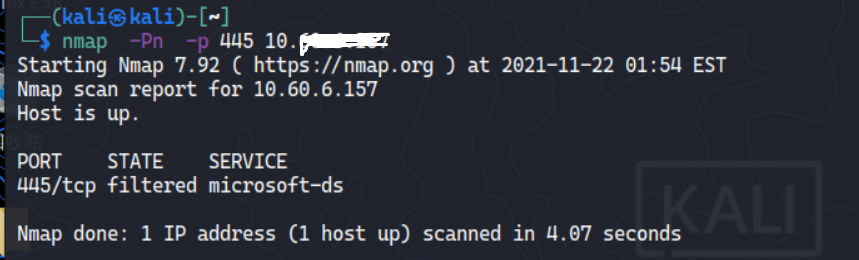 nmap扫描之端口“filtered“被过滤的分析_nmap filtered-CSDN博客
