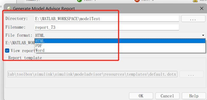 5. 模型测试 - Model Advisor 建模规范检查-CSDN博客