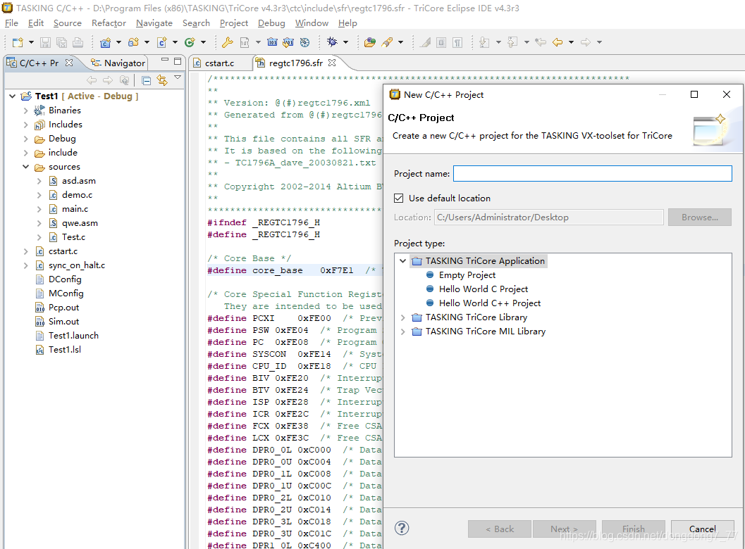 Tasking开发环境的使用和TriCore芯片C和汇编之间相互调用的一些问题_tasking的warning num-CSDN博客