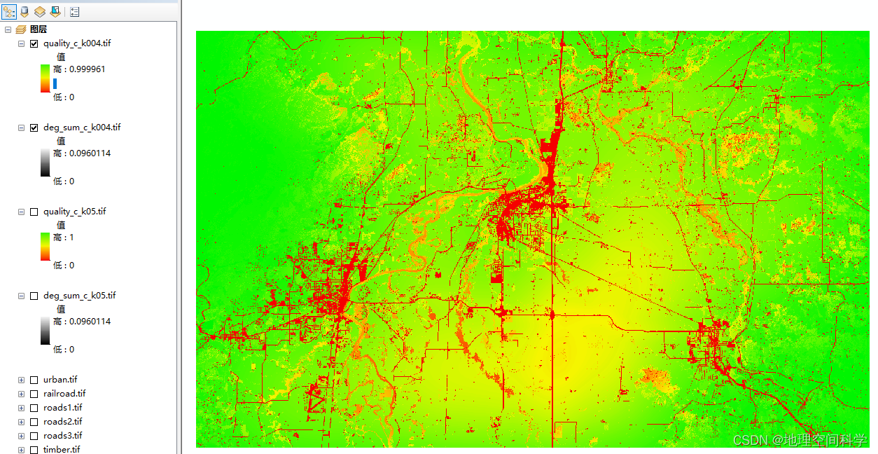 InVEST模型 | HAbitat quality模块计算生境质量_invest生境质量模型-CSDN博客