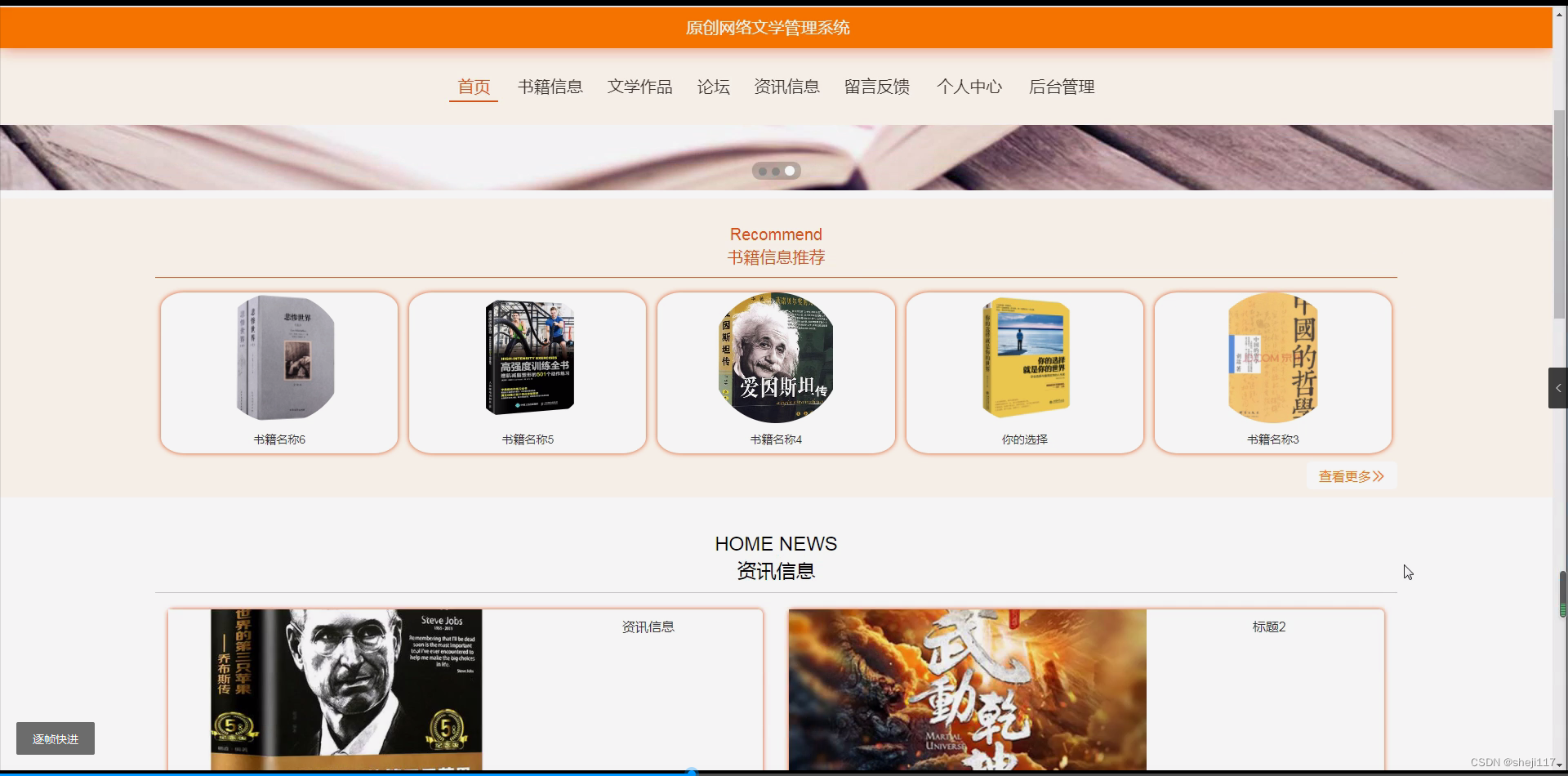 Java毕设项目原创网络文学管理系统计算机(附源码系统数据库lw)文学网站管理系统 Csdn博客