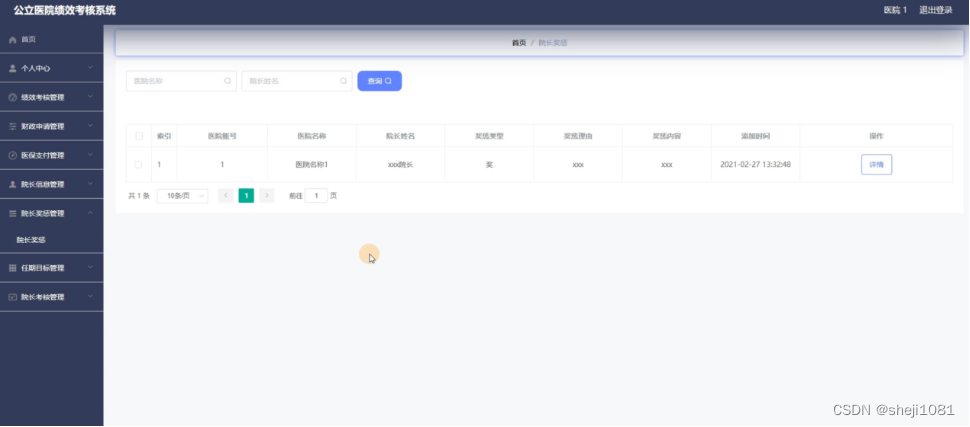 附源码 Nodejs计算机毕业设计公立医院绩效考核系统express Csdn博客