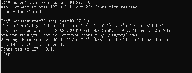 win10 SFTP连接时报错Permission denied, please try again_sftp permission denied, please try again.-CSDN博客