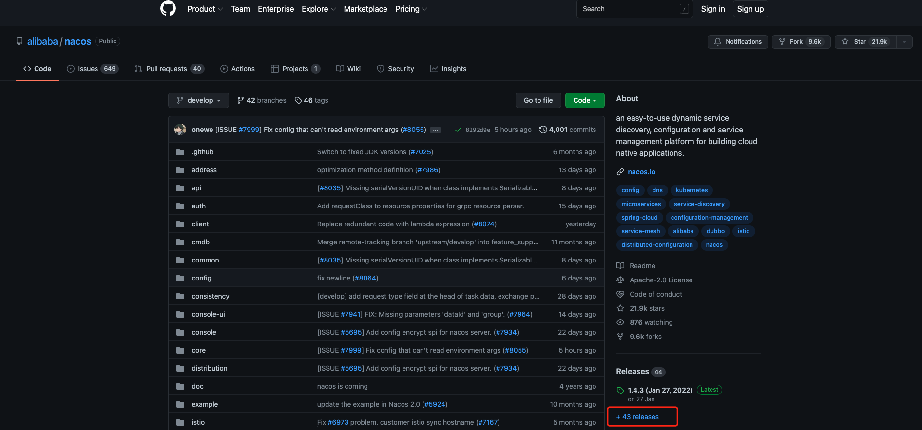 nacos安装与使用_nacos 历史版本下载-CSDN博客