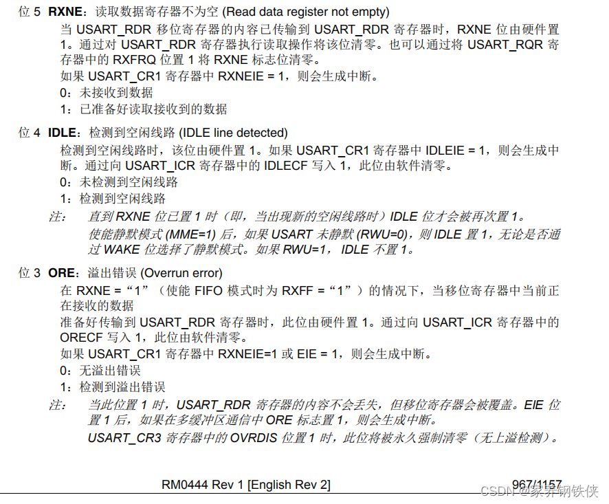 Stm32串口溢出中断问题stm32f4 Dma 串口idle Ore Error Csdn博客 7907