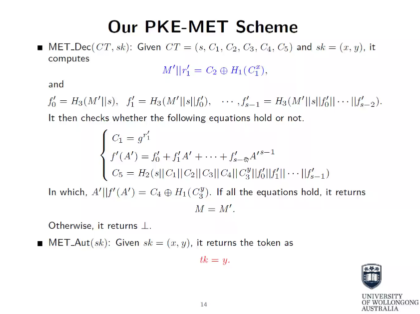 【Willy Susilo 学术报告01】Public-Key Encryption with Multi-Ciphertext ...