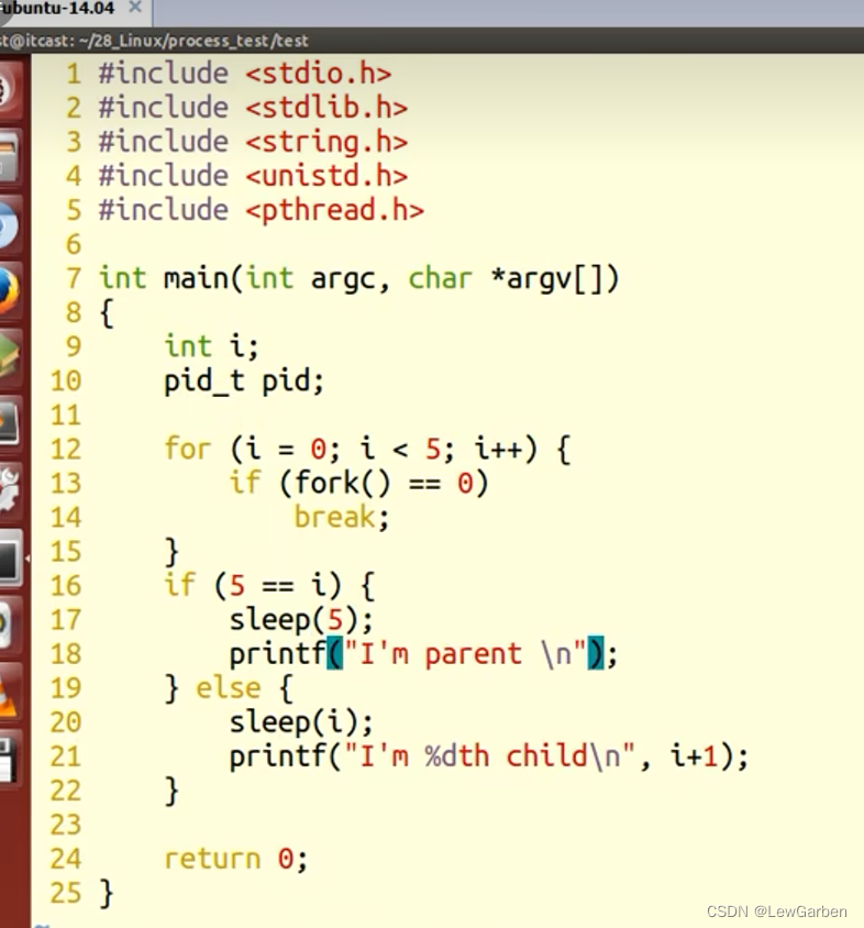 Linux Fork函数及其简单应用linux Fork是否从头开始运行 Csdn博客 3201