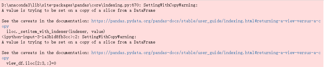 【pandas警告】SettingwithCopyWarning出现的原因和解决方案_pandas warning-CSDN博客