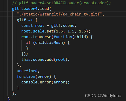three.js 报错信息 RGBELoader.js:46 RGBELoader Bad File Format: bad initial token_three.rgbeloader ...