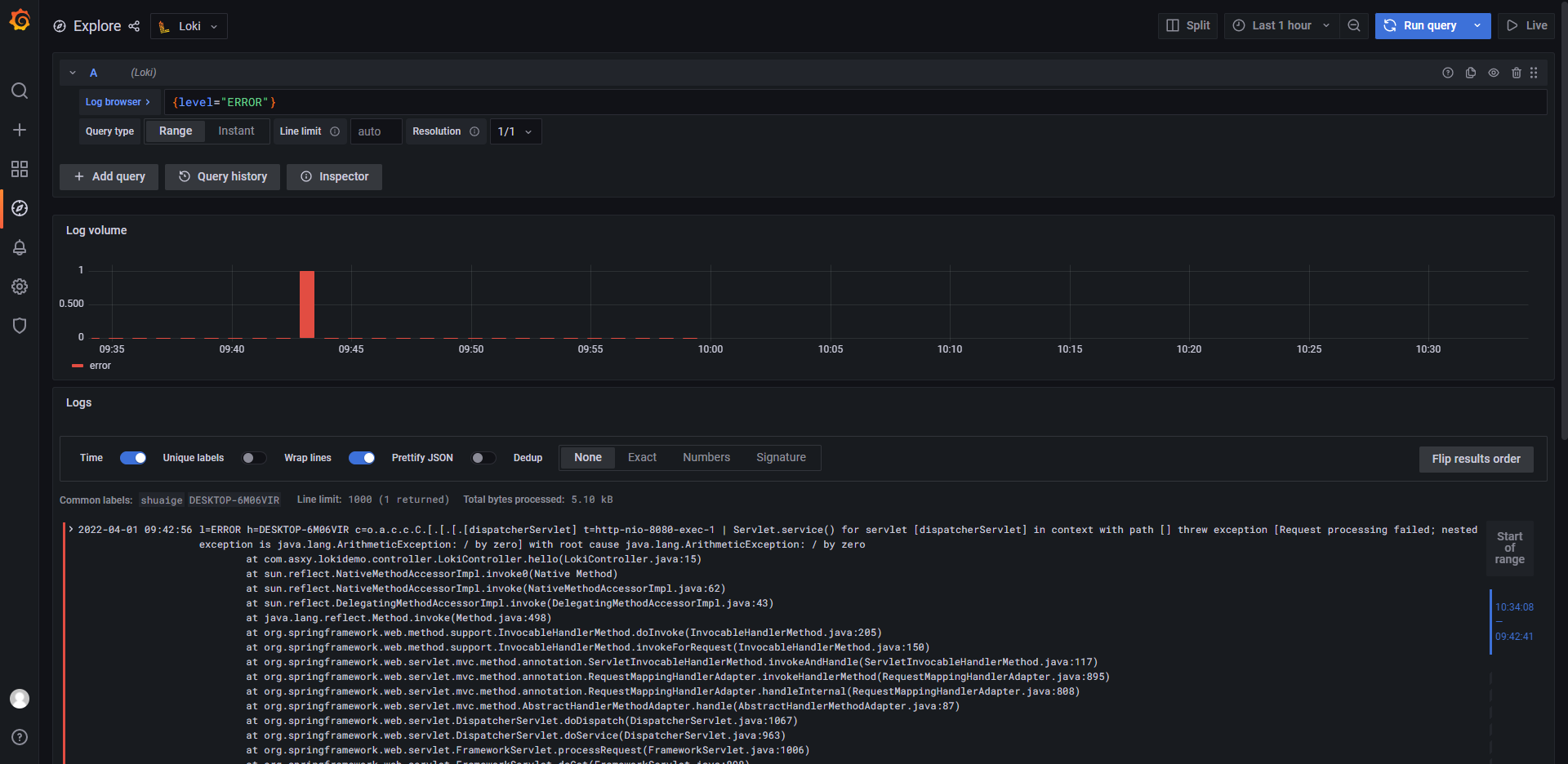Grafana+Loki+Loki4j实行日志可视化管理-CSDN博客