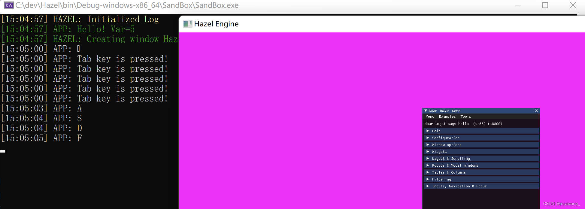 Hazelengine 学习记录 Key And Mouse Codes Csdn博客