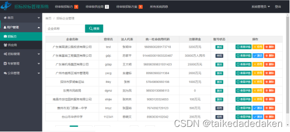 基于web的招投标管理系统的设计与实现招标管理系统案例 Csdn博客