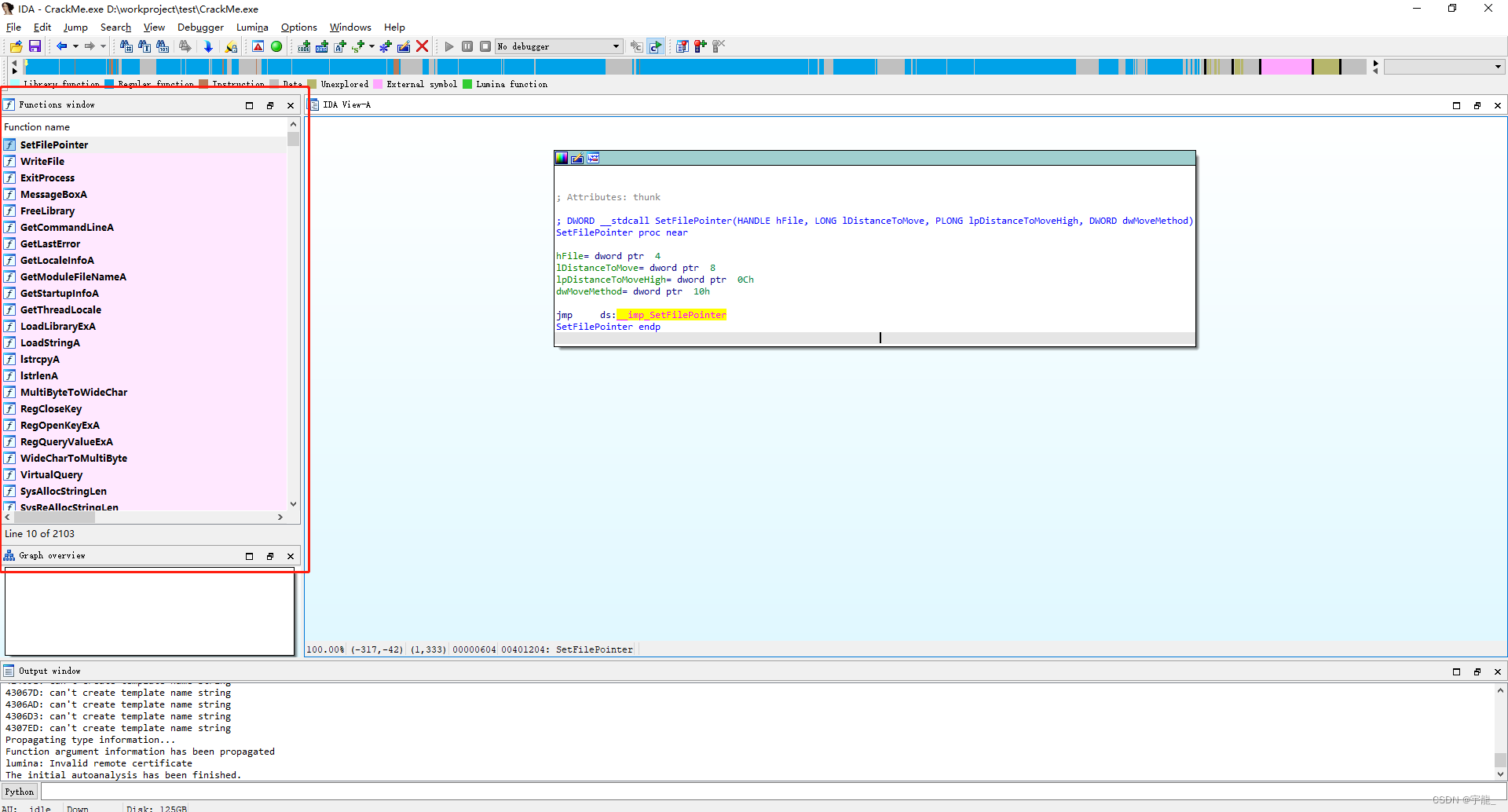 软件逆向破解入门系列(2)—静态分析利器IDA使用方法及爆破初探_ida 32-CSDN博客