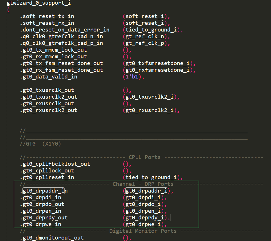 Xilinx FPGA GTX的DRP速率配置详解_fpga drp-CSDN博客