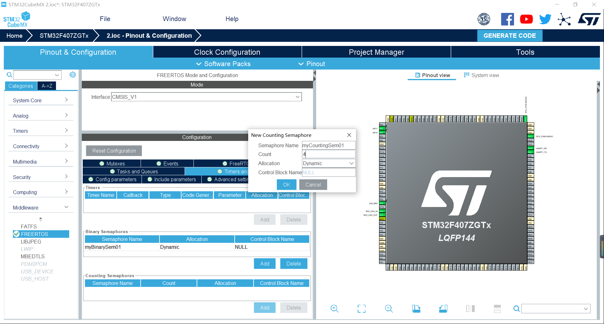 FREERTOS学习笔记四-信号量_freertos osisemaphoreacquire-CSDN博客
